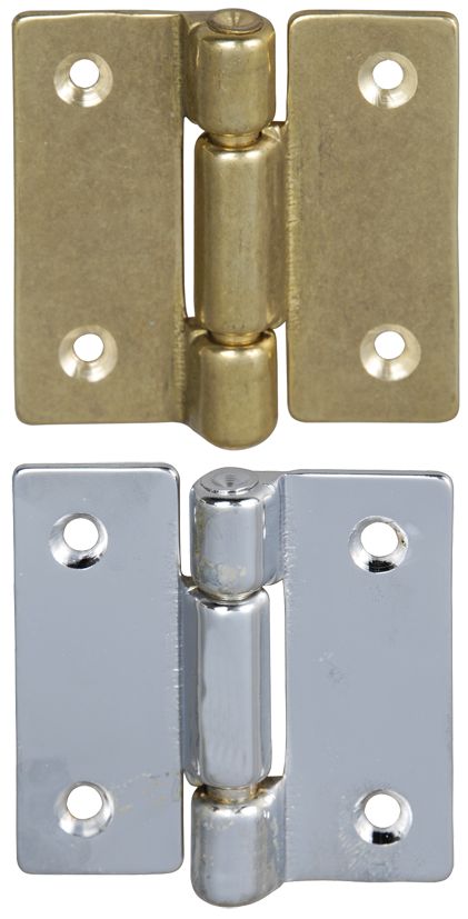 Locker hinge brass, polished or chrome plated | TOPLICHT