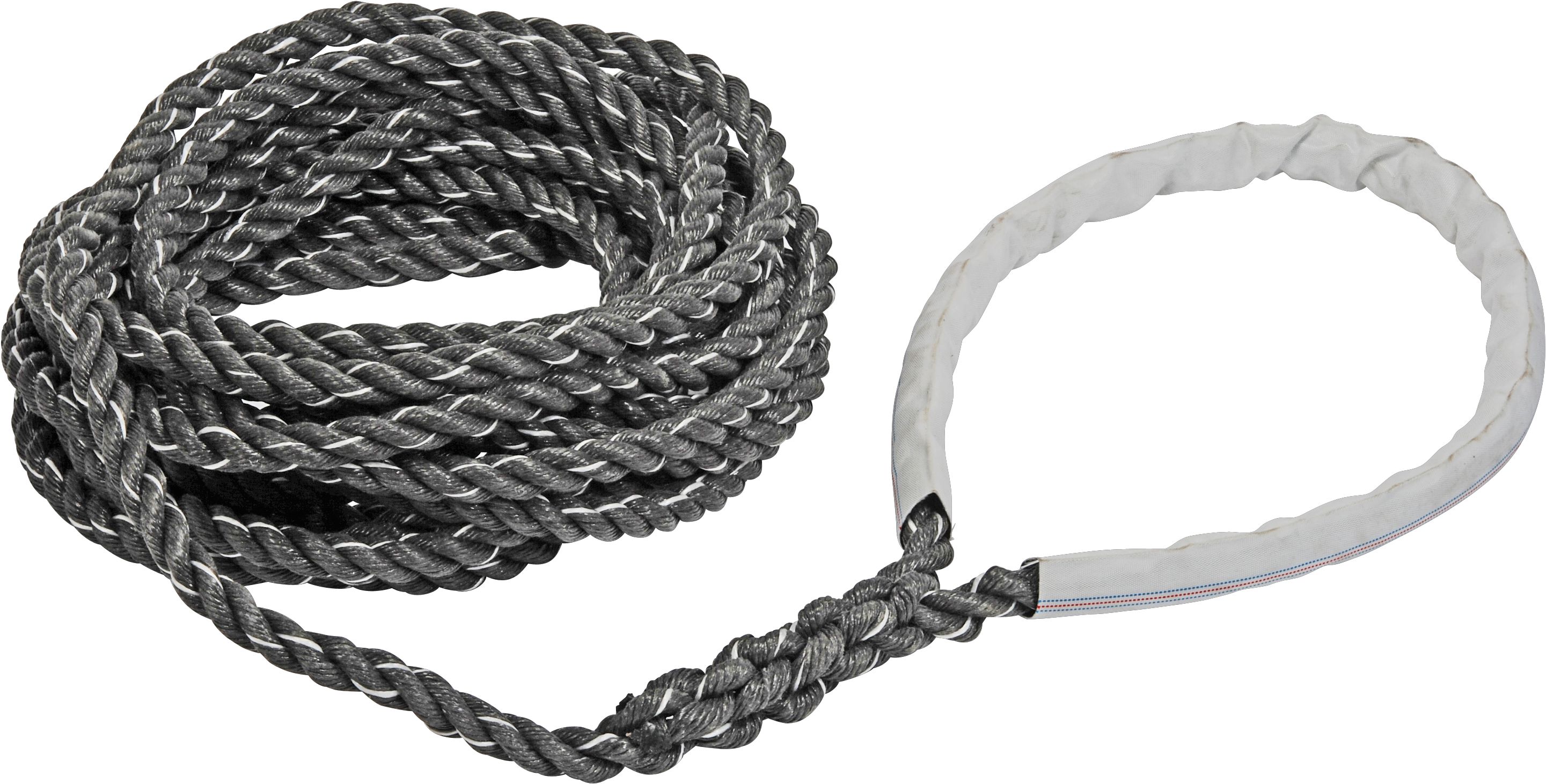 PP-SPLIT Hawser with eye and chafe guard | TOPLICHT