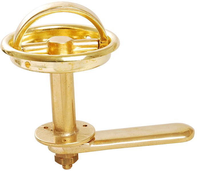 Hatch lock polished or chromed brass | TOPLICHT
