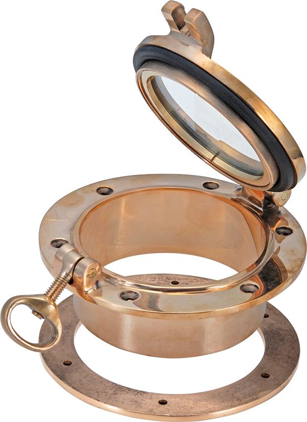 Round portlights bronze CE certified | TOPLICHT