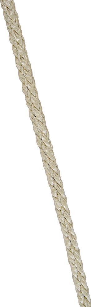 Flag line SPLIT - braided hemp-coloured rope | TOPLICHT