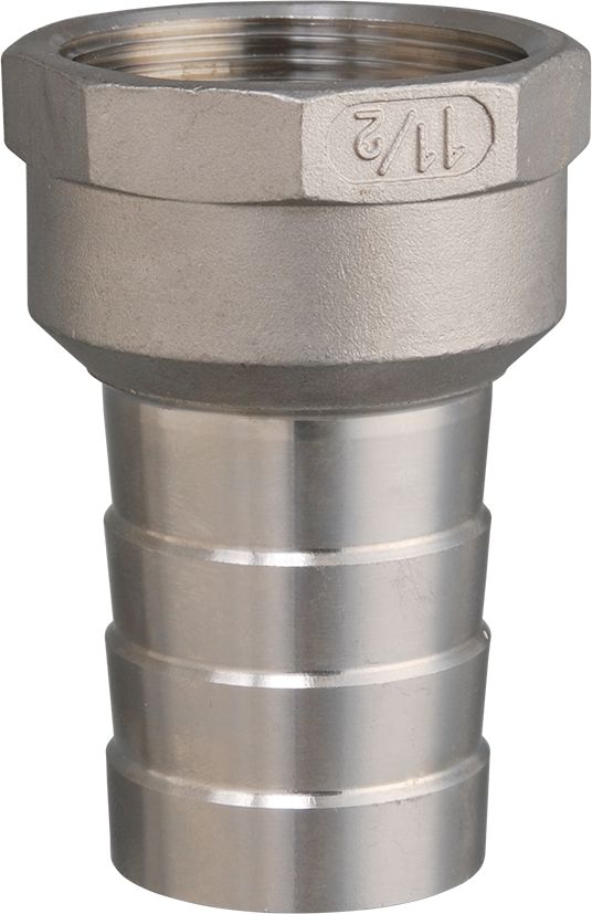 Stainless steel pipe-to-hose fitting with internal thread | TOPLICHT