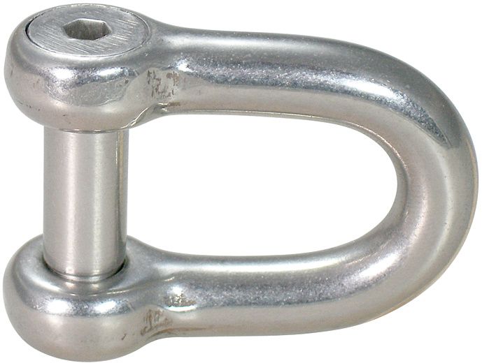 Forged high tensile counter sunk ´D`shackle | TOPLICHT