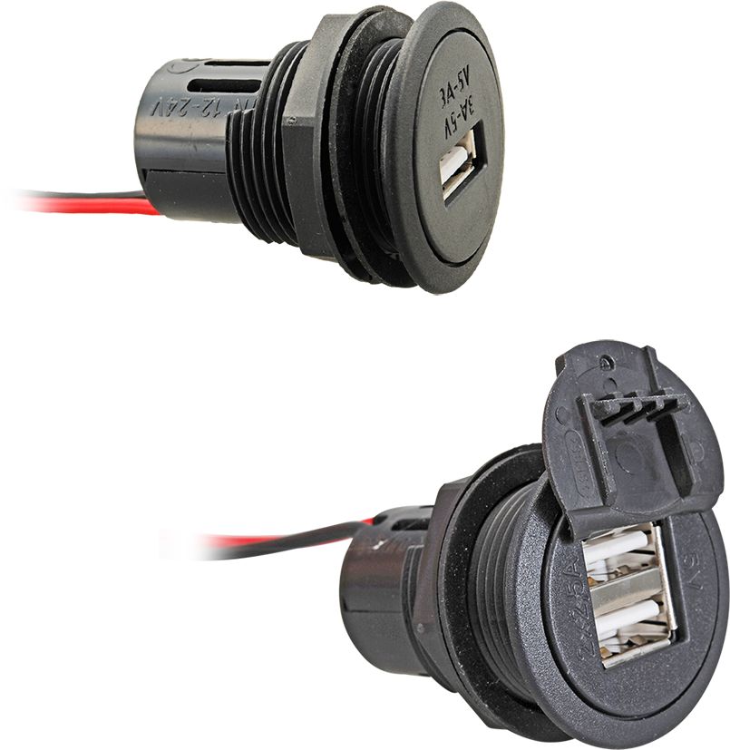 USB A socket for recessed mounting | TOPLICHT