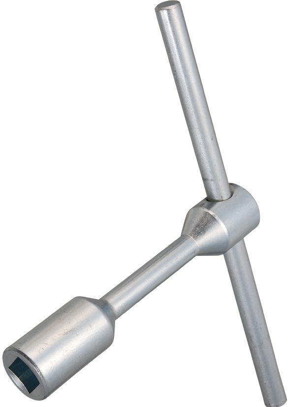 Square-ending socket spanner for hatch lock | TOPLICHT