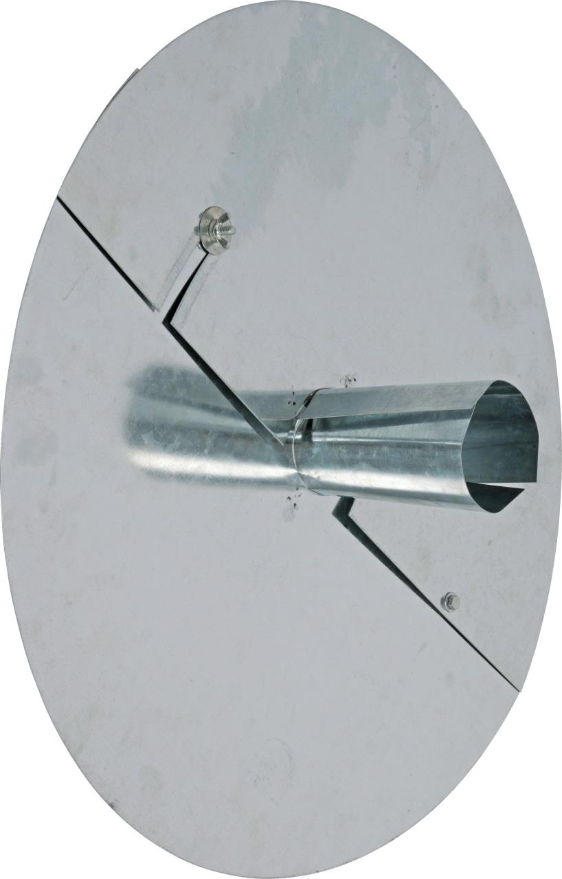 Rat guard 0,8 mm galvanized steel | TOPLICHT