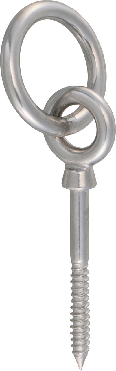 stainless steel eye screw with ring | TOPLICHT