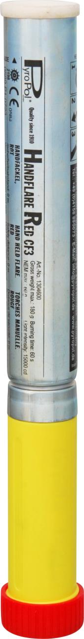 Red hand flare CF3 SOLAS | TOPLICHT