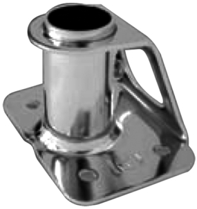 Stanchion socket NIRO-PETERSEN stainless steel | TOPLICHT
