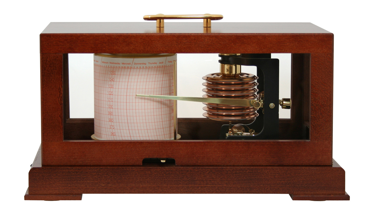 FISCHER 287M ship's barograph damped | TOPLICHT